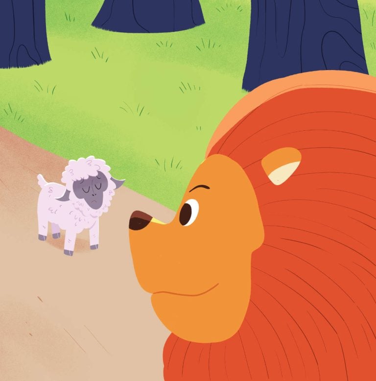 The Lions and the Lamb | Kids Folk Tales | Bedtime Stories